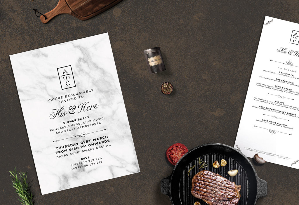 Attic Restaurant and Lounge - Almoayyed Creative Agency